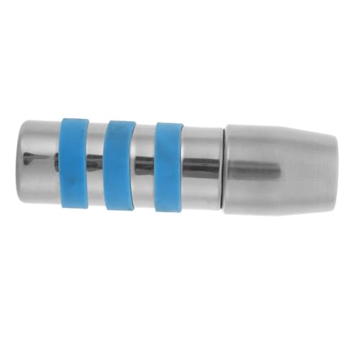 Cabilock Clothes Drying Fork Buckle Handle Threaded End Pole Adapter for Broom Connector for Handle Threaded Repair Kit Extension Pole Adapter Squeegee Adaptor Silver Stainless Steel
