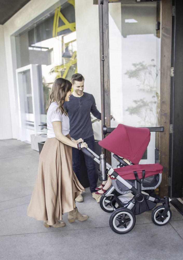 Bugaboo Donkey 2 Mono Baby Stroller, Foldable Stroller, Converts into Twin Side-by-Side Sibling Stroller, from Birth Baby Stroller, Infant Stroller, Multiple Seat Positions, Black