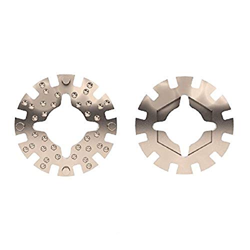 CMT OMA31-X2 Pair Of Universal Adapters for Multi-Tool Blades Oscillating Multicutter, Gray