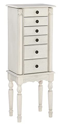 Powell Darcy Off White Jewelry Armoire