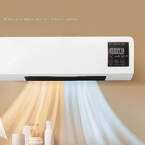 Fufafayo Small Conditioner, Wall Mounted Conditioner Mini And Heating Conditioner With Remote Control Conditioning Hot Fan For Bedroom Living, Small A-Ir Conditioners, Ac Unit