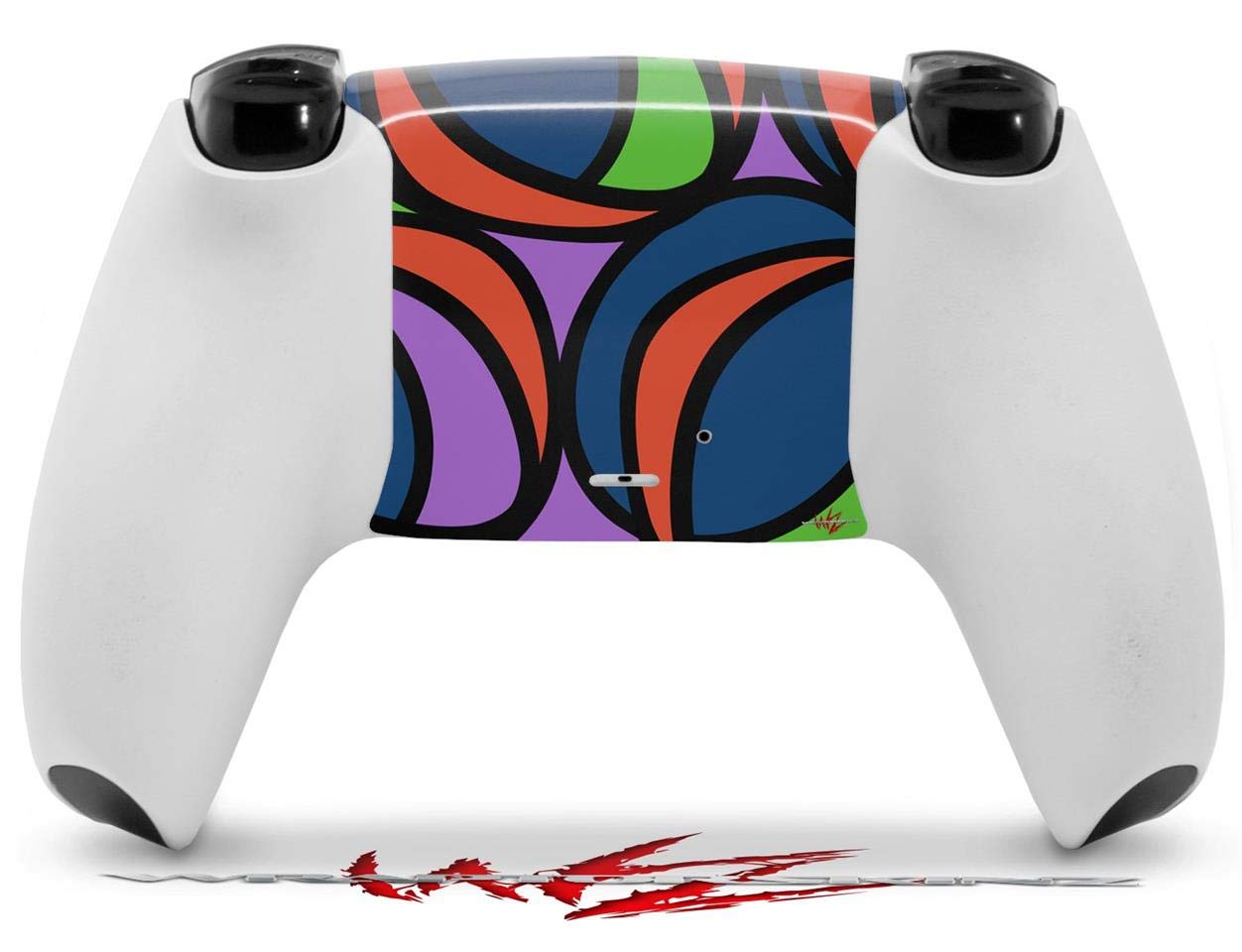 WraptorSkinz Skin Wrap compatible with Sony PS5 DualSense Controller Crazy Dots 02 (CONTROLLER NOT INCLUDED)
