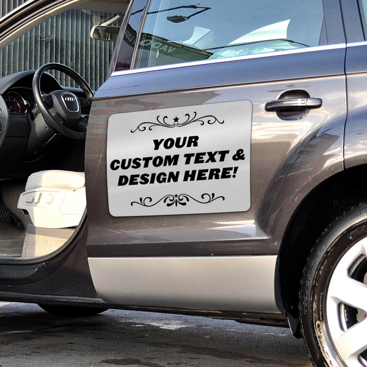BuildASign Custom Car Magnet- 12" x 18", Green
