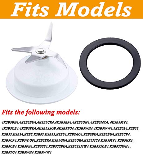 KSBGCB Blender Blade With Rubber Gasket Seal Replacement Part For KitchenAid KSBGCB 9704291