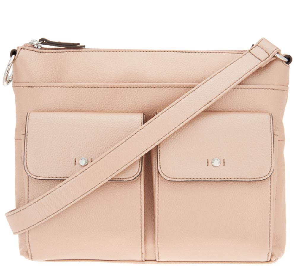 Tignanello Voyager Convertible Cross Body W/RFID Protection, Metallic Rose
