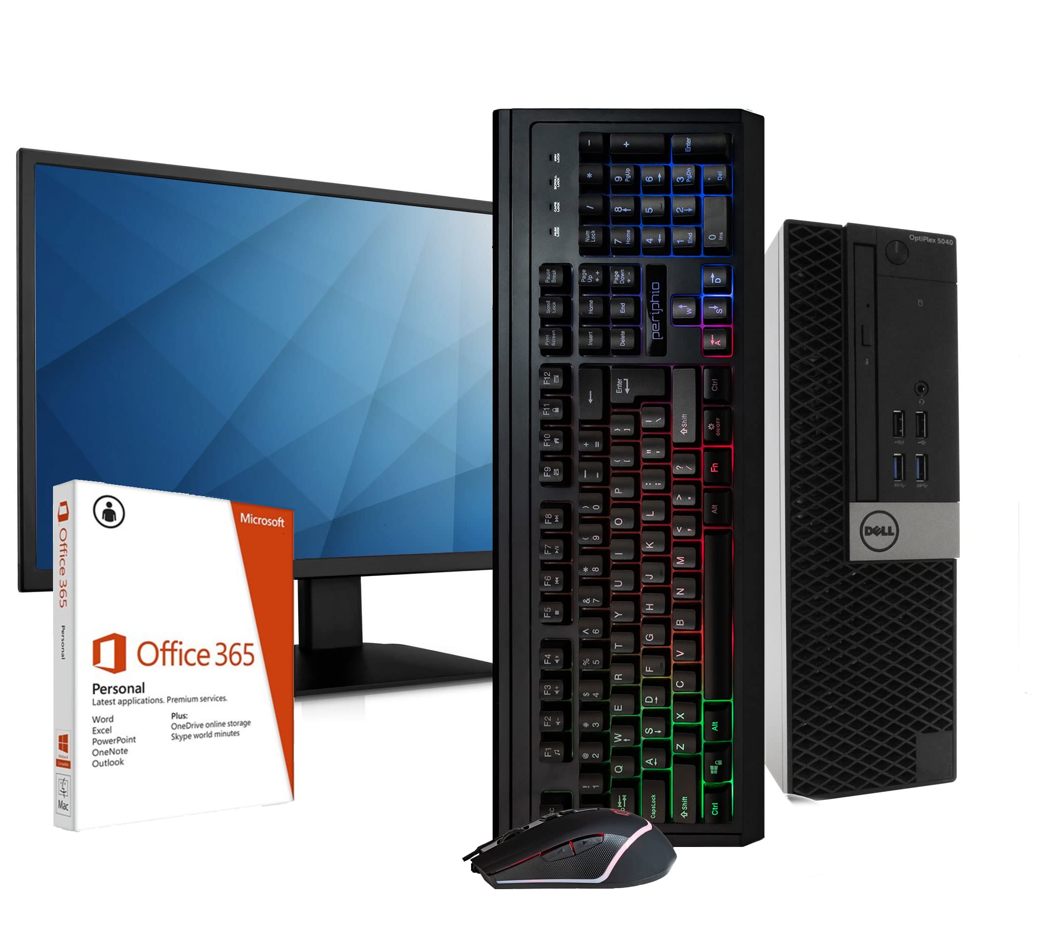 Dell OptiPlex 5040 Desktop Computer - Intel i5-6500 3.2GHz, 16GB RAM, 512GB SSD, Windows 10 Pro (Renewed)