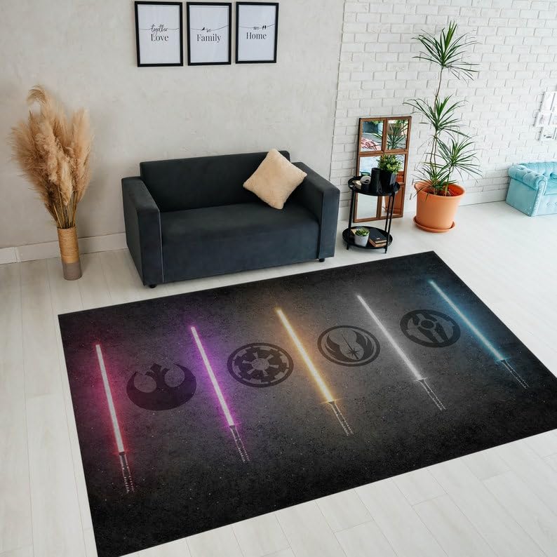 Generic Starwars Rug, Starwars Emblem Rug, Boys Room Rug NL396.3 (47âx70â)=120x180cm = 3.9 ft x 5.9 ft