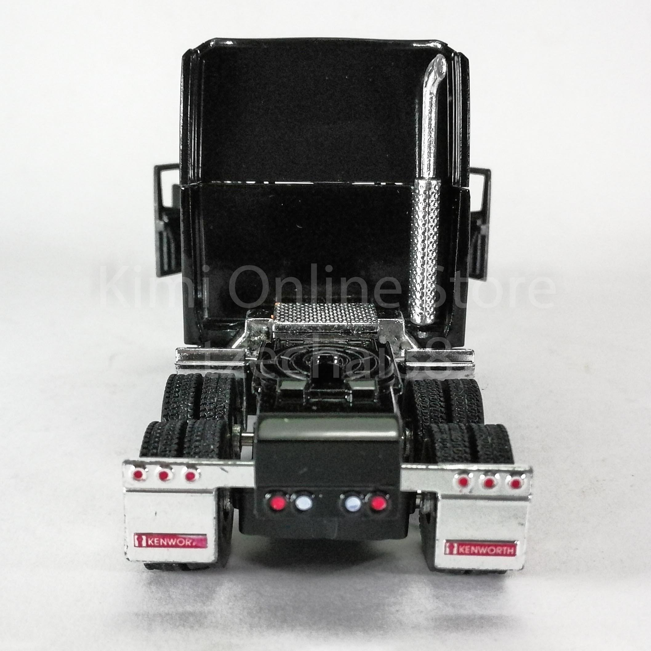 KiNSMART Kenworth T700 Container Truck 1:68 Die Cast Metal Model Toy Truck Black