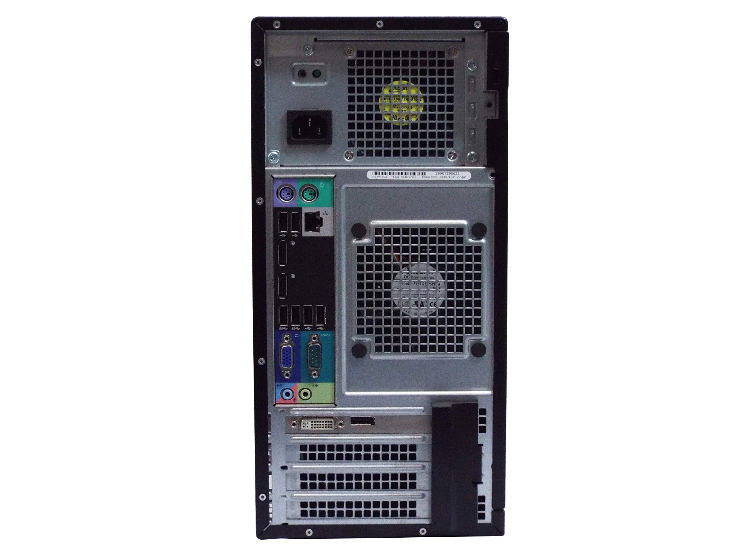 DELL OptiPlex 7010 MT Desktop PC, Intel Core i7-3770 3.4GHz, 8GB DDR3 RAM, 256GB SSD, Win-7 Pro x64 (Renewed)