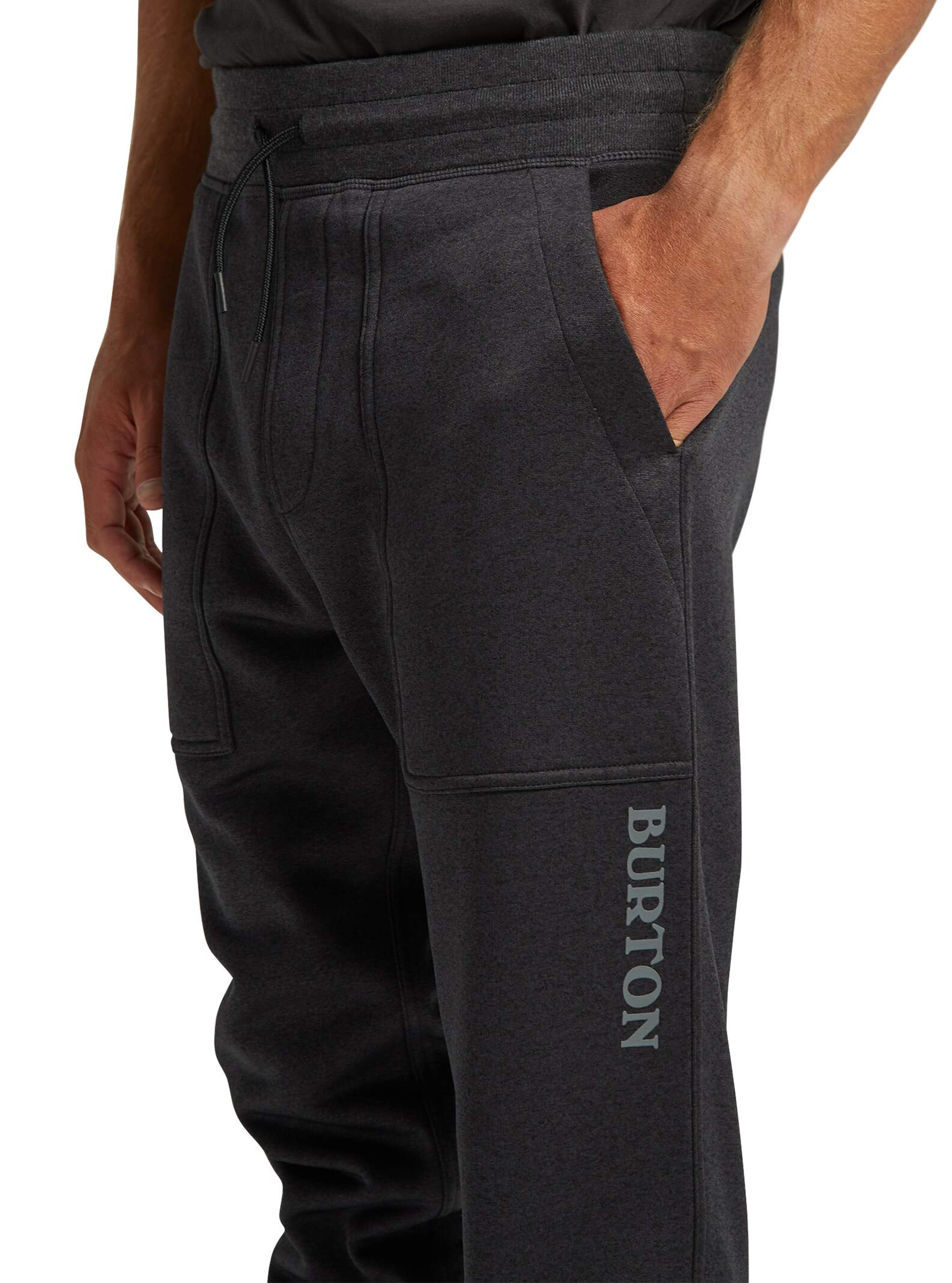 Burton Mens Oak Pant, True Black Heather New, X-Large