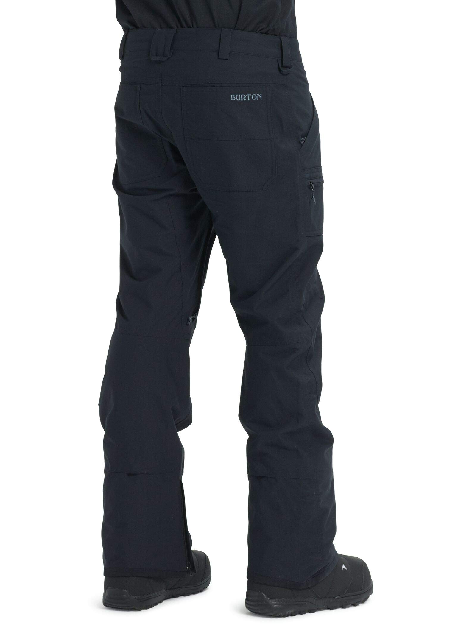 Burton Mens Southside Pant Slim, True Black New, Small