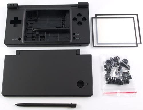 Wogame Matte Black Full Housing Shell Case Replacement Repair Fix for Nintendo DSi