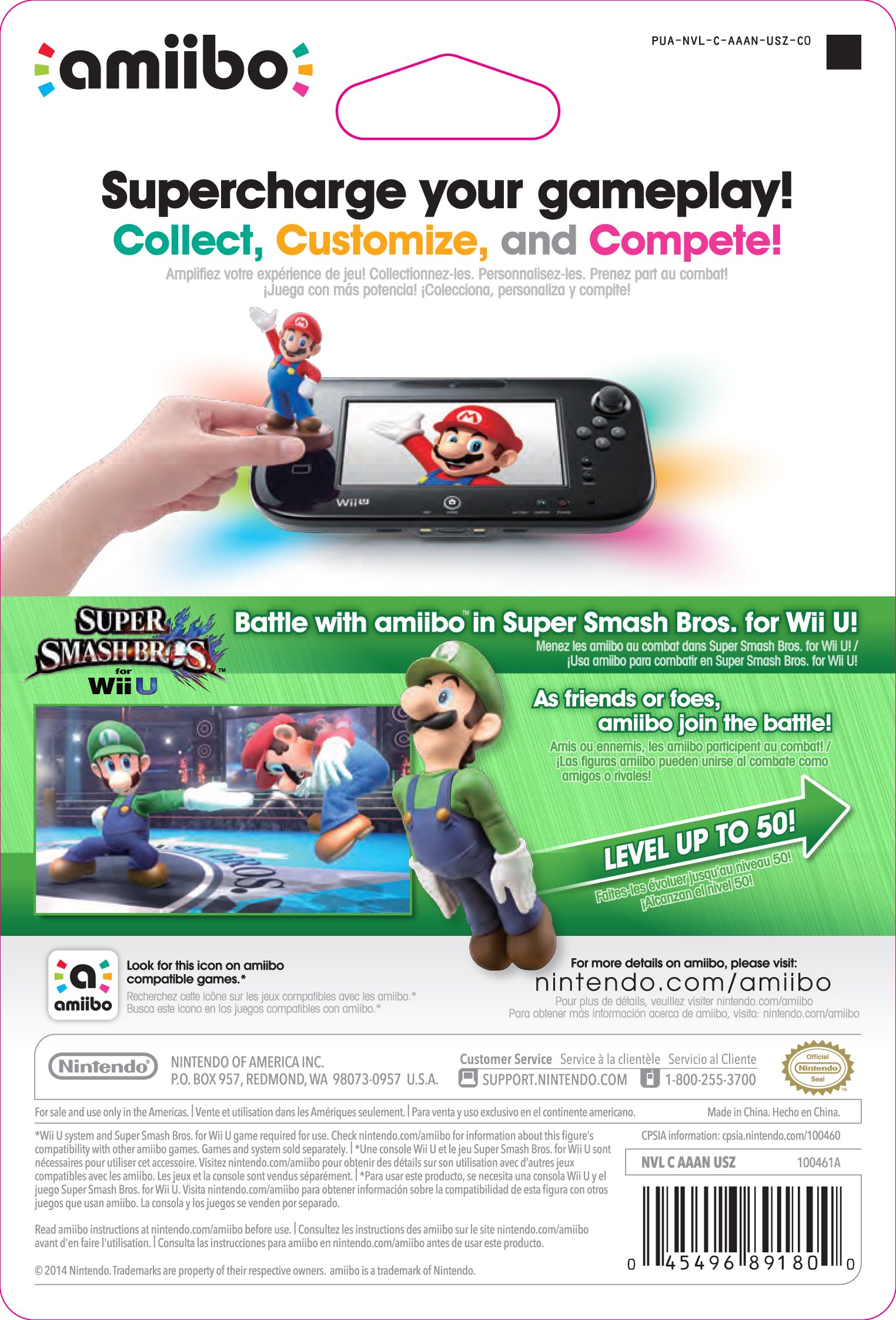 Nintendo Luigi amiibo - Nintendo Wii U