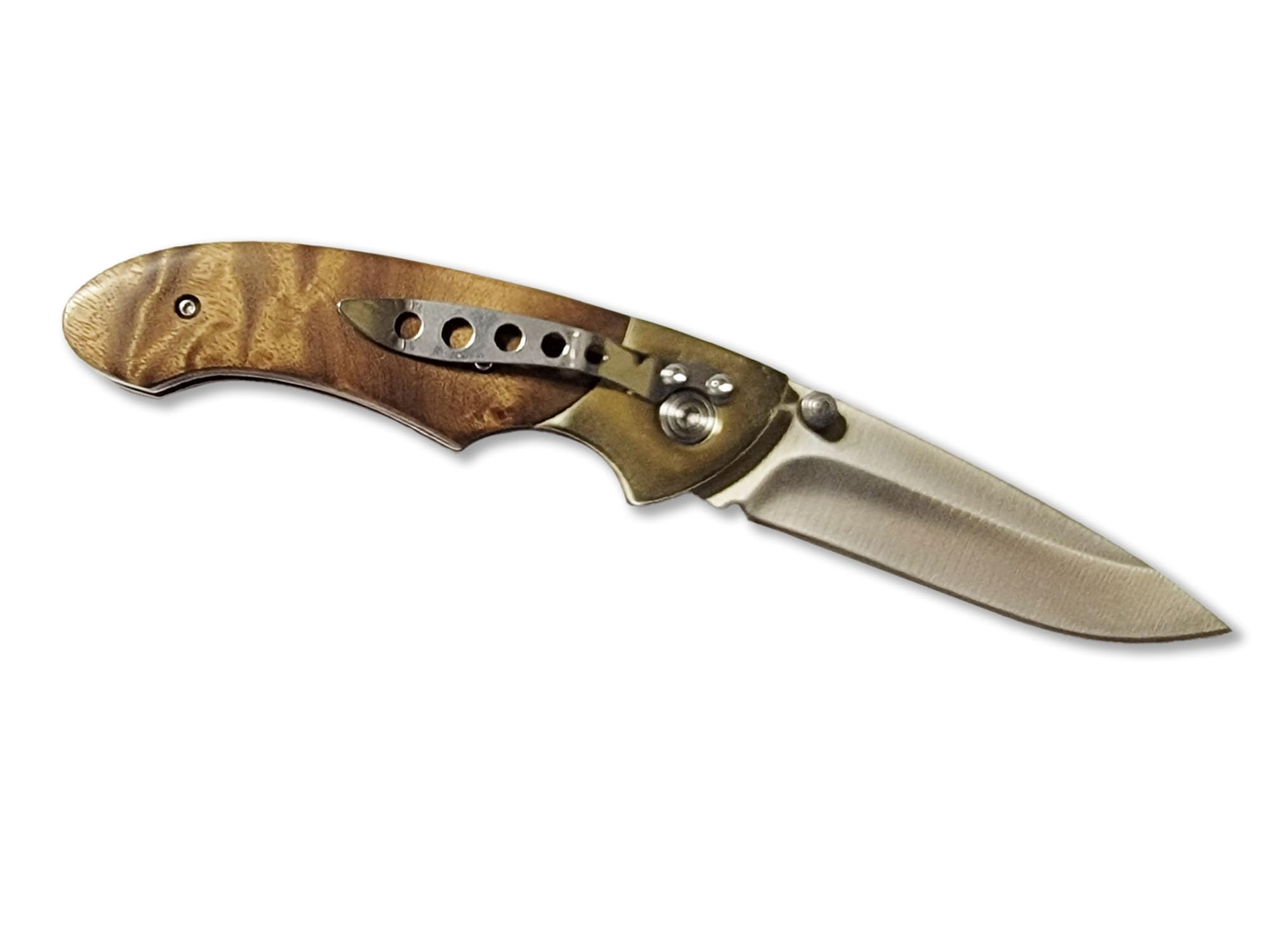 Jantz USA Fallow Locking Liner Folder Kit For Knifemaking, Includes High Carbon Stainless Steel Blade And Accessories To Make A Folding Knife