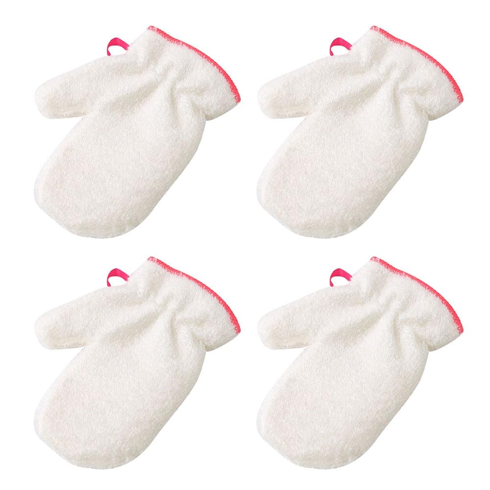 CCUUHJ 2 Pairs Microfiber Dusting Gloves Washable Reusable Cleaning Mittens Gloves Kitchen Dishwashing Glove for Women (2 pair)