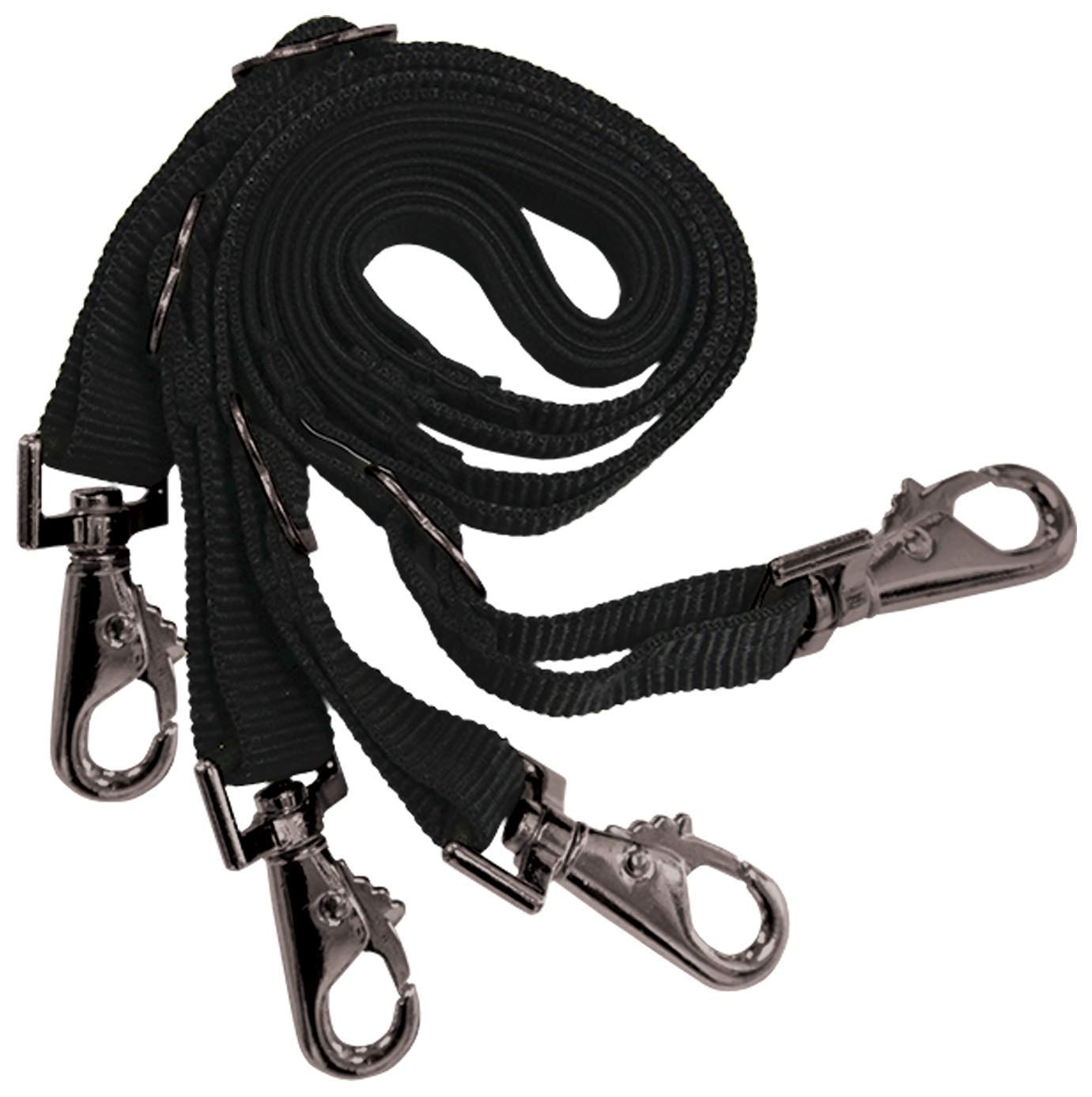 Kensington Adjustable Leg Straps for Horse Blanket — Designed with Elastic for Horses Comfort — Easy Latch Hooks for Quick Removal — Sold in Pairs (AVG)
