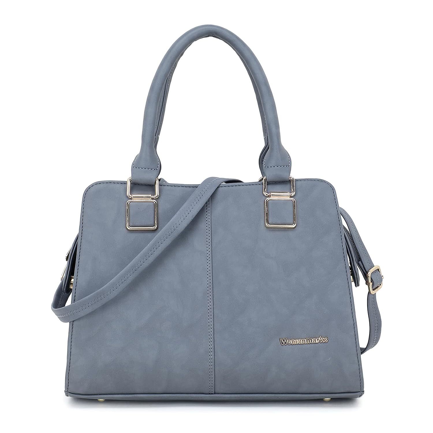 WOMEN MARKS, Women's Pu Leather Handbag, with Multiple Internal Pockets in Pretty Look, Top Handle Satchel Bag