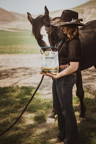 Hemptana Hemp Protein Supersnacks for Horses - Horse Treats to Support Digestive, Cognitive, & Joint Health - Improved Equine Stress Response β High Protein Horse Supplement - (4 lbs)