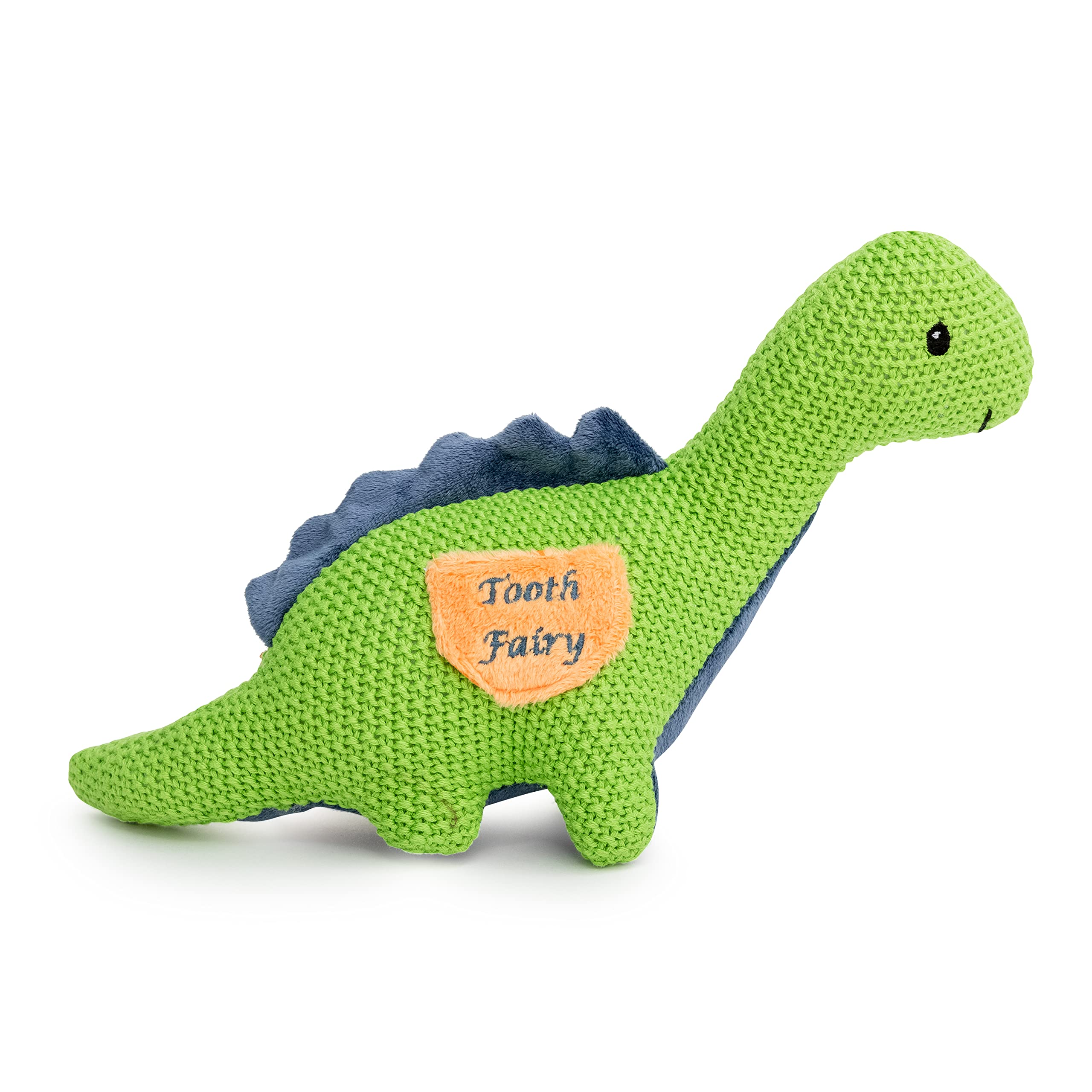 Maison Chic Plush Tooth Fairy Pillow for Little Boys and Girls About to Loose a Tooth (Dinosaur, Danny)