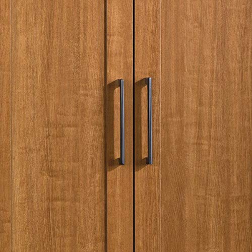 Sauder 411802 HomePlus Wardrobe/Storage Cabinet, L: 28.98" x W: 20.95" x H: 71.18", Sienna Oak finish