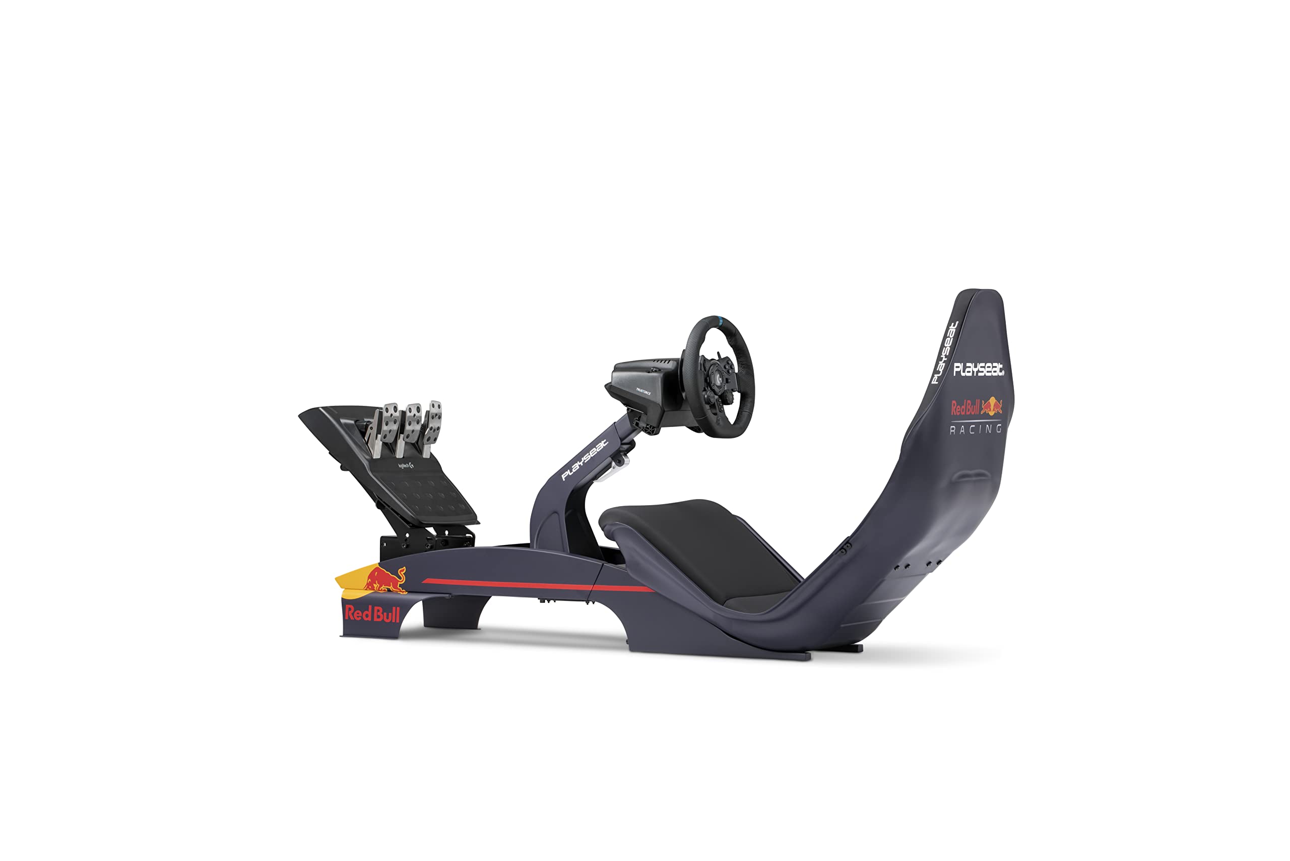 Playseat Formula Sim Racing Cockpit | High Performance Racing Simulator Cockpit for All Steering Wheels, Pedals and All Consoles | for Authentic F1 Racing | Fully Adjustable | Redbull Racing Edition