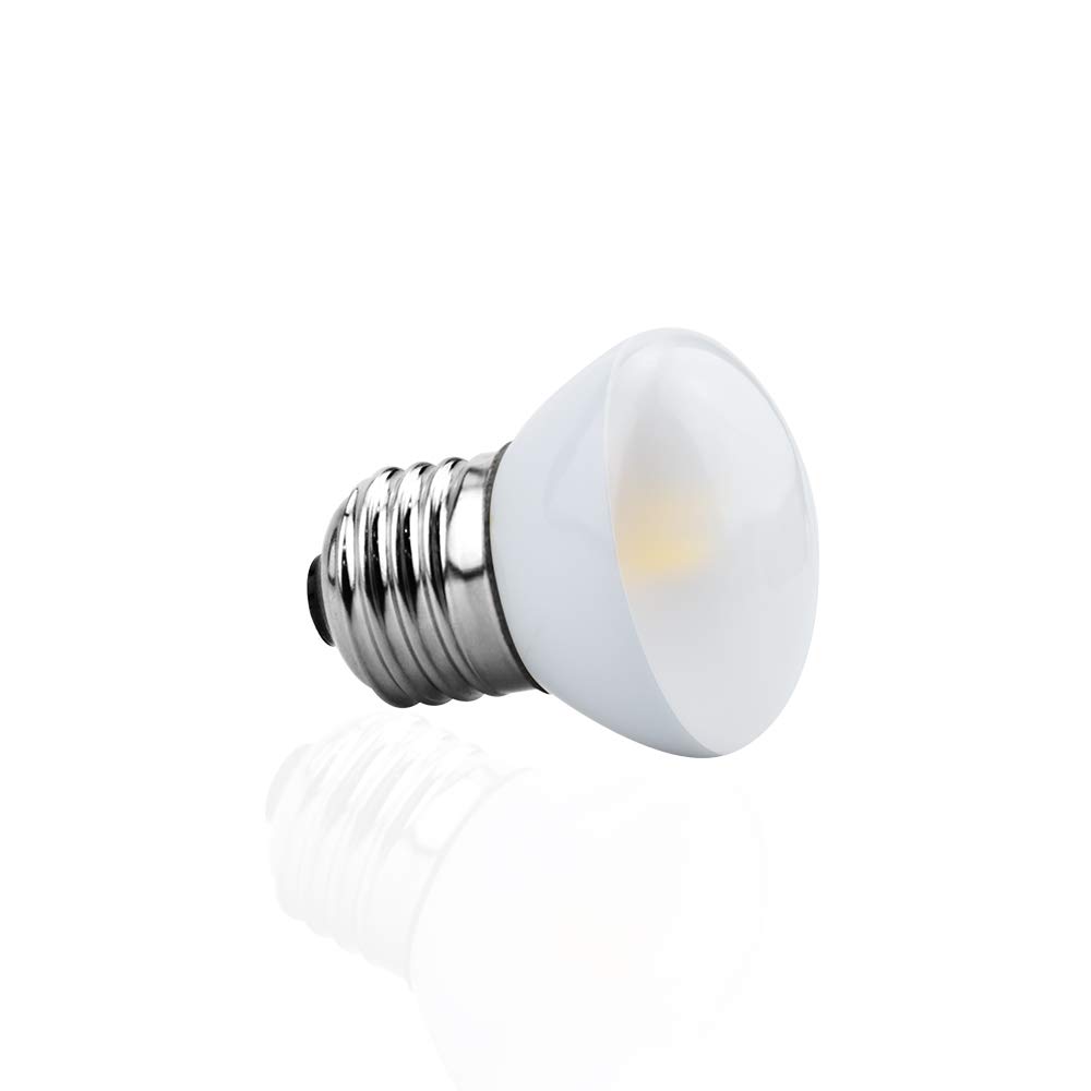 Bonlux E26 R14 Mini-Reflector Floodlight, 4W R14 Short Neck LED Bulb R14 40 Watt LED Spot Light Replacement, Daylight 6000K, 3-Pack