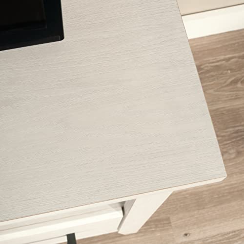 Sauder Summit Station Credenza TV Stand with Storage, L: 58.50" x W: 17.48" x H: 29.02", Glacier Oak Finish