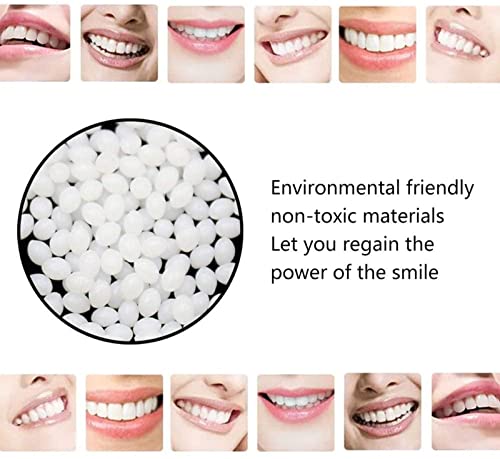 Decorative Denture Cup with For And Solid Tooth Make Glue Denture Teeth (30g) FalseTeeth Temporary Adhesive Confidently Tooth Missing Teeth Gaps Kit Denture Clip on Braces for Looks