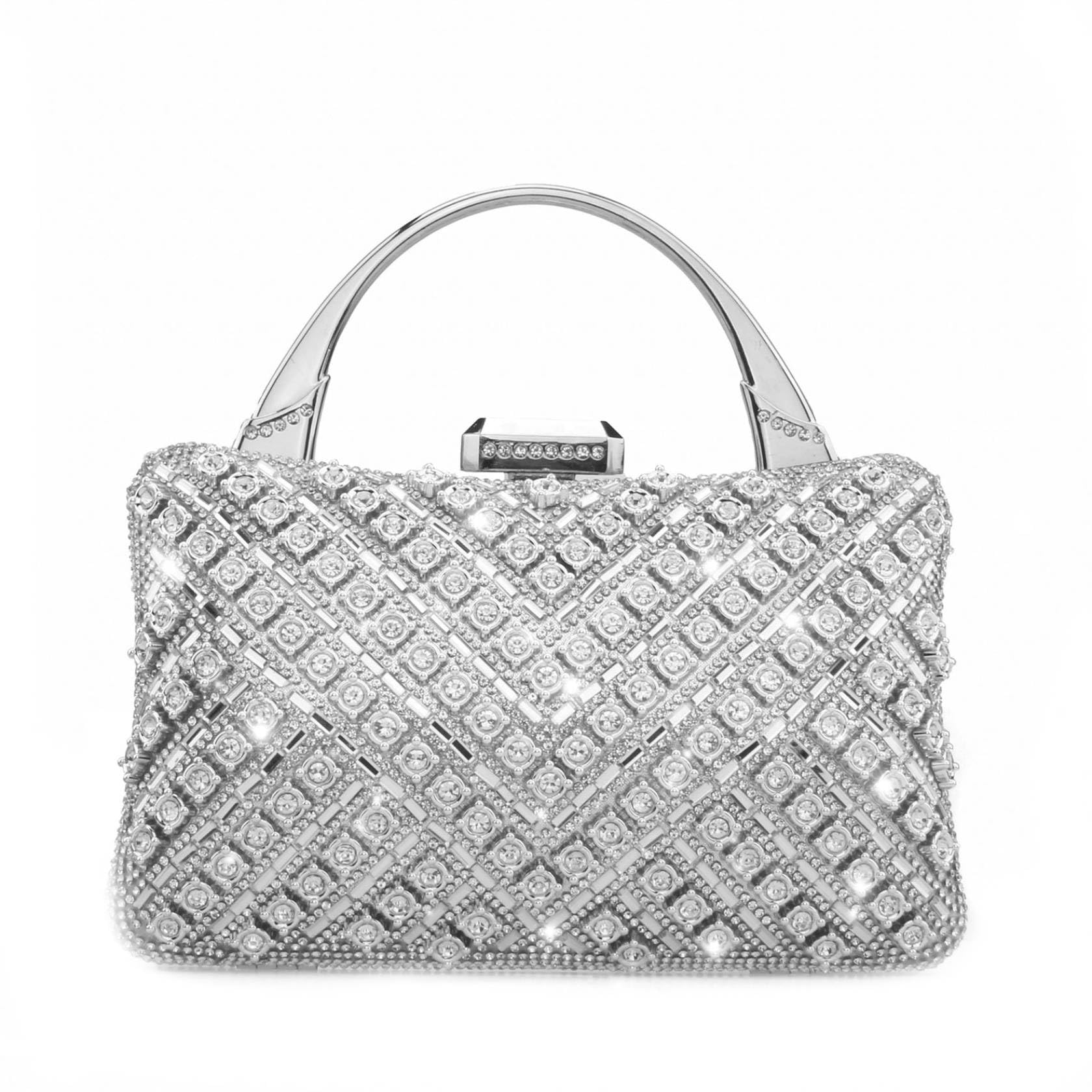 Womens Evening Clutch, Purses and Handbags Sparkling Design Handbag Purse for Wedding Party (Gold)