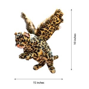 Randimals Leopard Plush Stuffed Toy Eagle Wings 15β, Soft & Huggable, Premium Quality Hybrid Animal Friend Encourages Adventure & Imagination