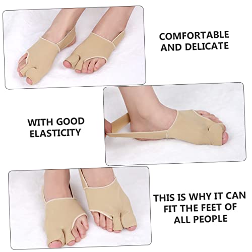 Lurrose Pedicure Stand 2 Pairs Split Foot Protector Bunion for Women Wrist Guard Splint Wrist Brace Thumb Brace Tool Stand Night Splint Hallux Valgus Correcting Socks Thumb Splints