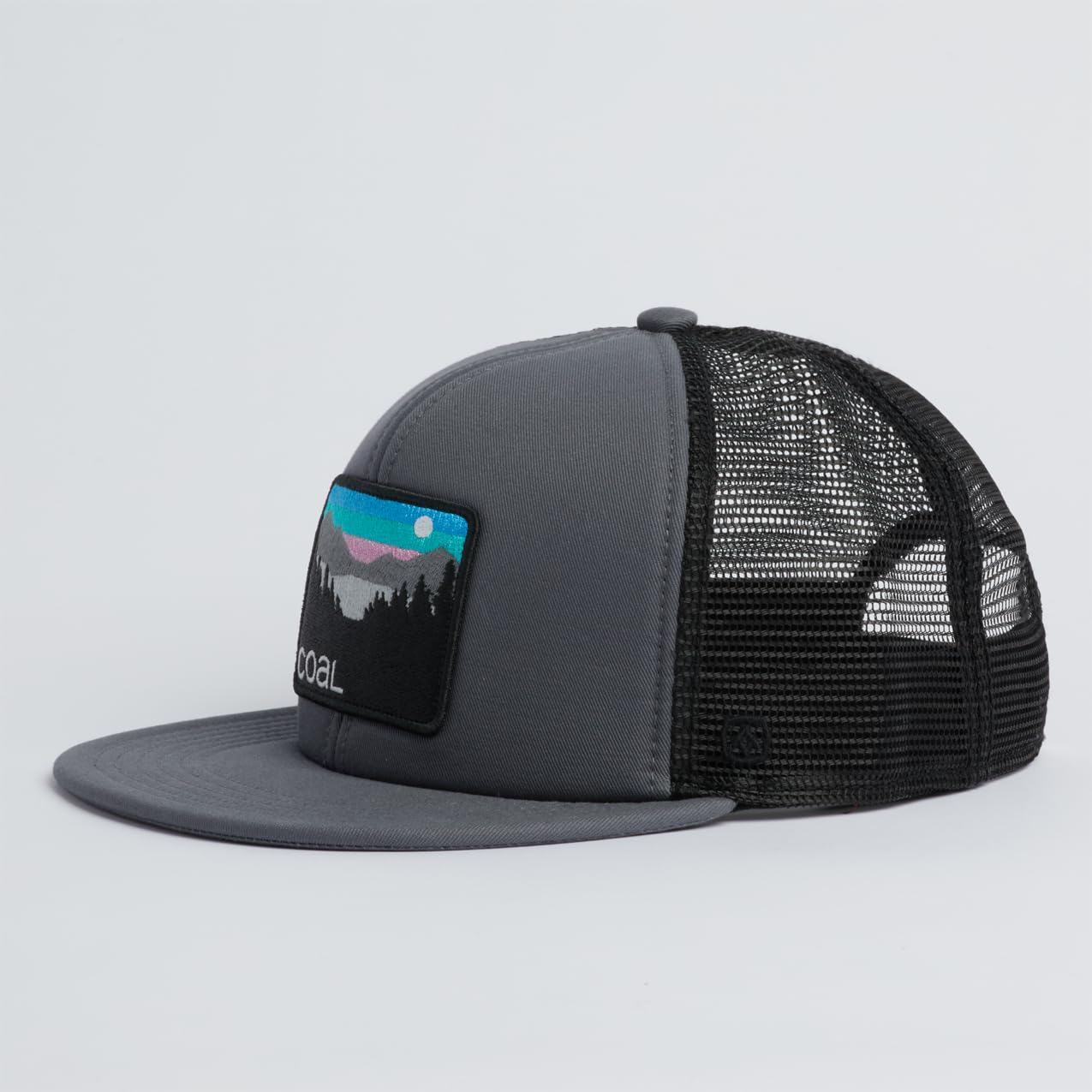 Coal The Hauler Trucker Hat, Adjustable Snapback Hat, Charcoal