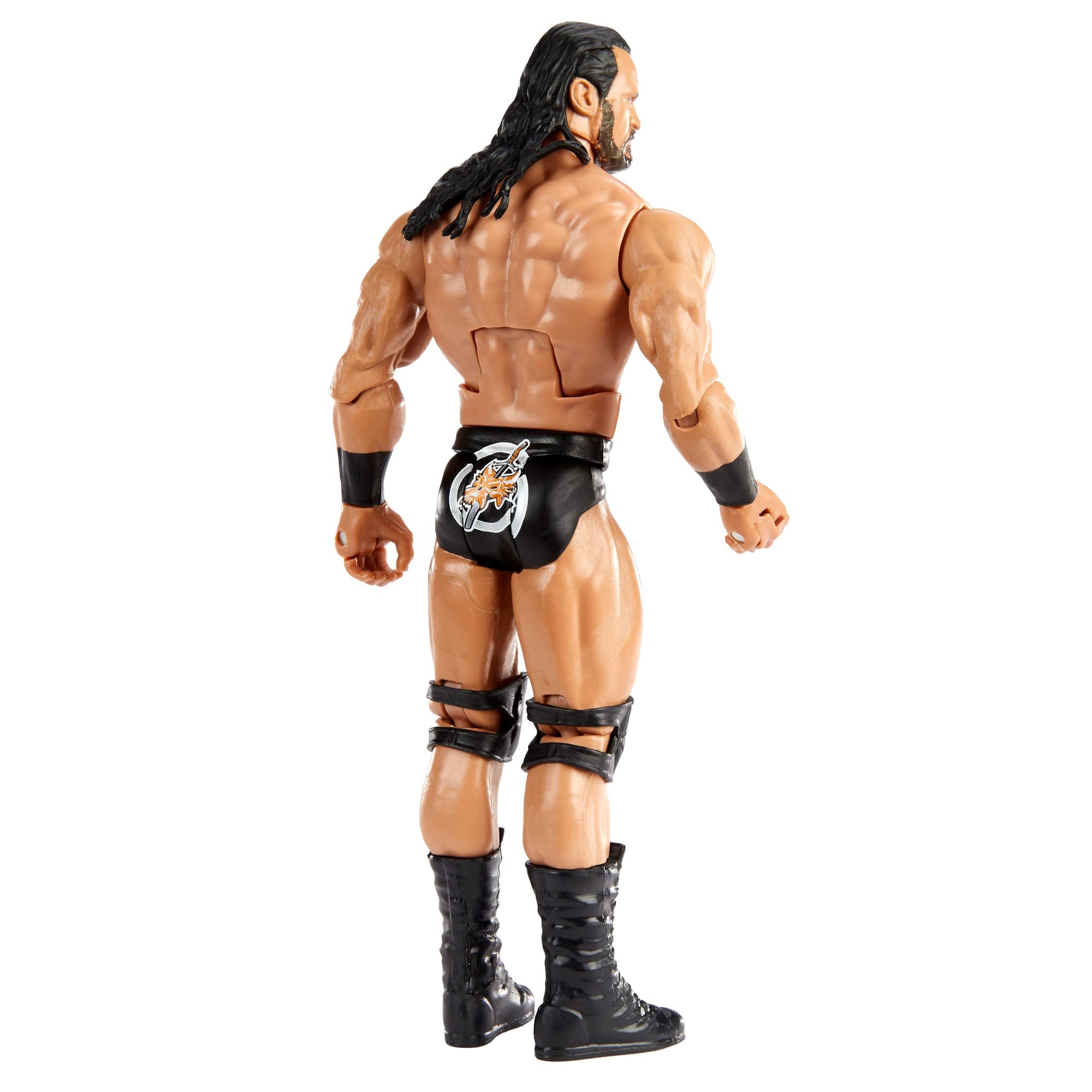 WWE Wrekkin Series 7 Drew McIntyre 6 in Action Figure with Slamming Action Gripping Hands and Bendable Barbell Weights Accessory Poseable 6 in Gift for Ages 6 Years Old and Up