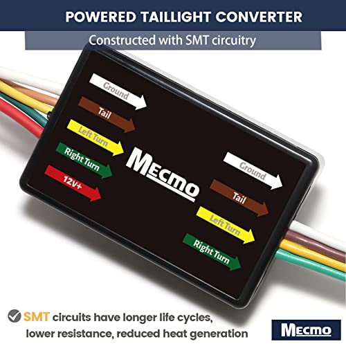 MECMO 4-Pin Trailer Wiring Harness for 2015-2020 Toyota Sienna Excluding SE, 56261 T-Connector for Sienna, Vehicle-Side 4-Pole Flat Trailer Hitch Wiring