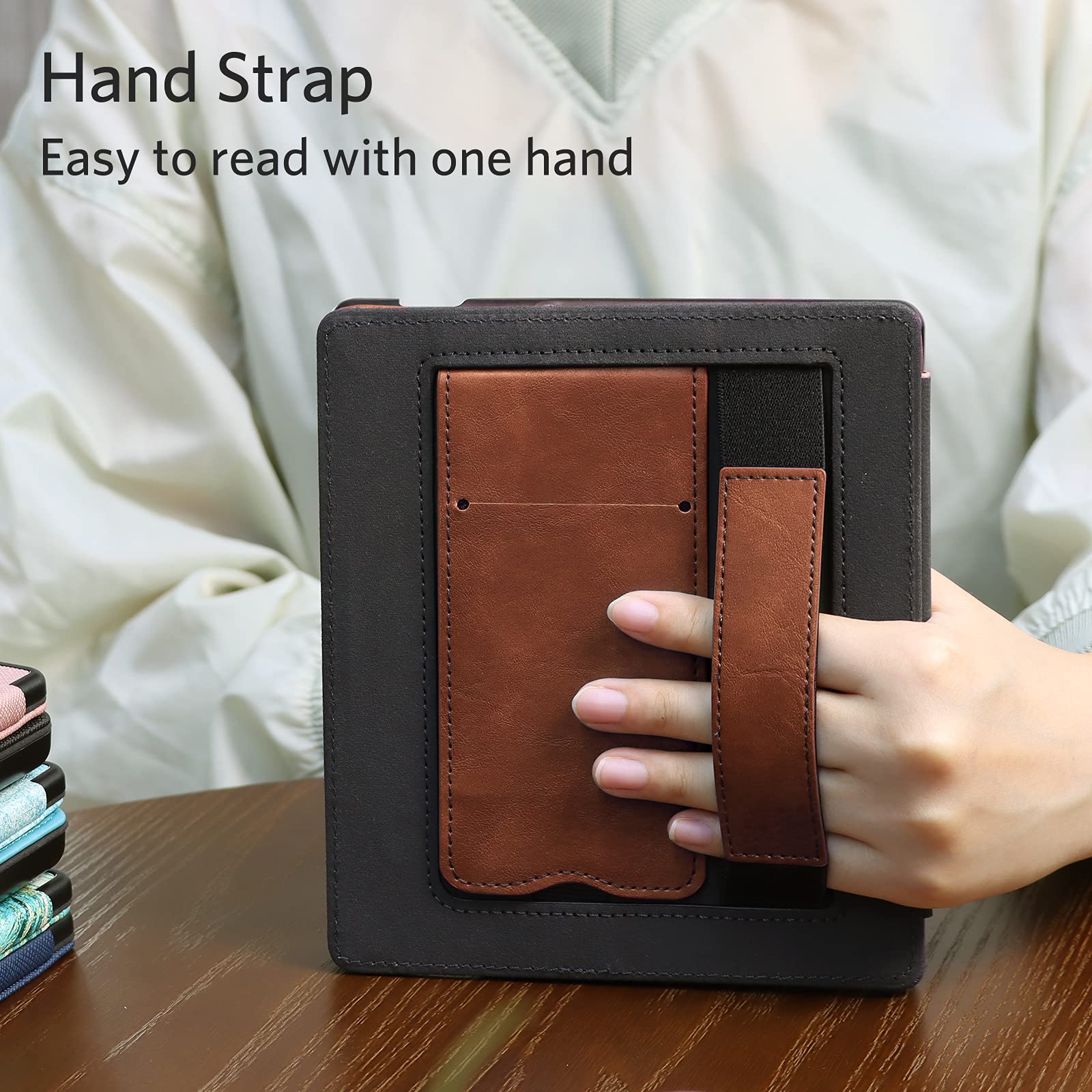 CoBak Case for Kindle Paperwhite - Premium PU Leather Cover with Auto Sleep Wake Feature - Compatible with Kindle Paperwhite Signature Edition and Kindle Paperwhite 11th Generation 2021 Released