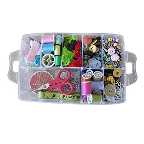 Evelots Storage Box-Clear-Stackable-Snap-30 Slots-Craft/Jewelry/Hardware-3 Trays