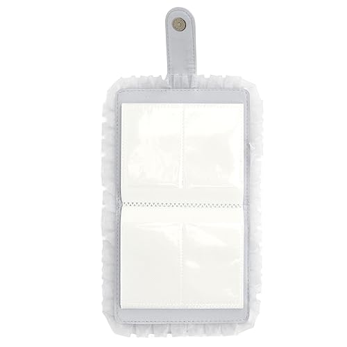 Camera Picture Holder, Universal Mini Film Photo Album with Cute Lace for Display (White)