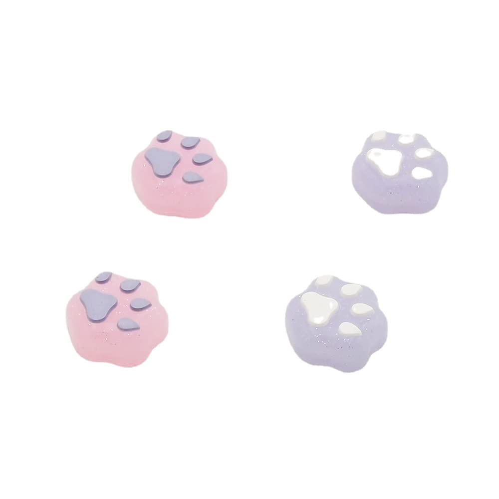 Cute Cat Claw Thumb Grip Cap Silicone Soft Protective Cover Controller Thumbstick Case for Quest 3/ Quest 2 VR Controllers
