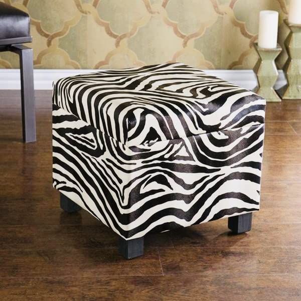 FABRICS FOREVER – Contemporary Faux Leather Collection - Zebra Black White Vinyl Fabric Material Faux Leather Sheets for DIY, Crafts…