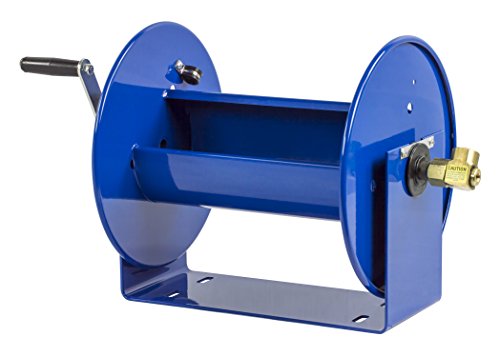 Coxreels 112-3-100 Hand Crank Hose Reel | Spool for Coiling Hoses and Cables | Rotating Storage Reel with Hand Crank | Steel Hose Reel | Fits 3/8'' x 100' Hose | 12β x 18.25β x 13β