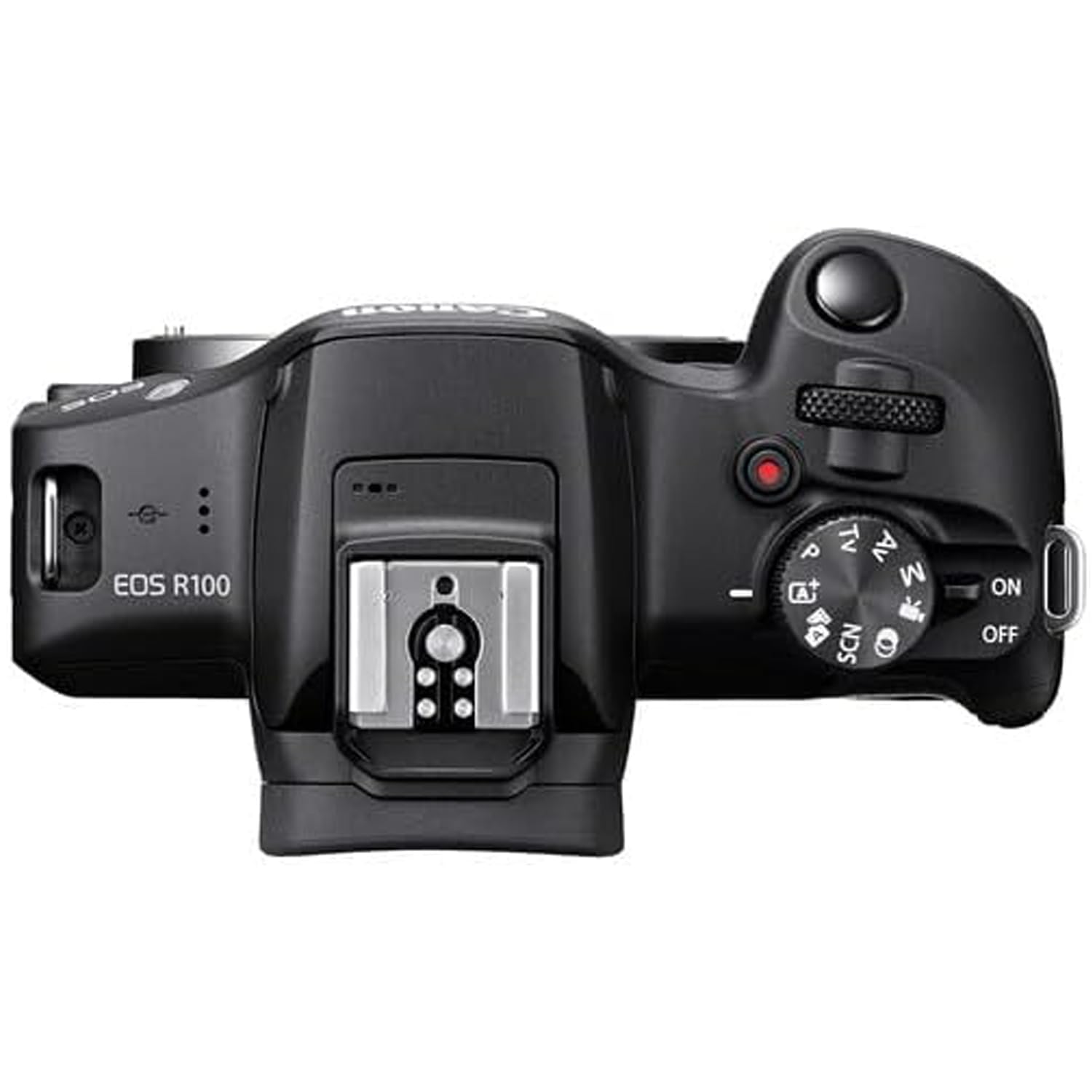 Canon EOS R100 Mirrorless Camera with 50-1.8mm Lens + Bag + Tripod + Software + Filters + 64 Gig Card (30PC Bundle Kit) (Renewed)