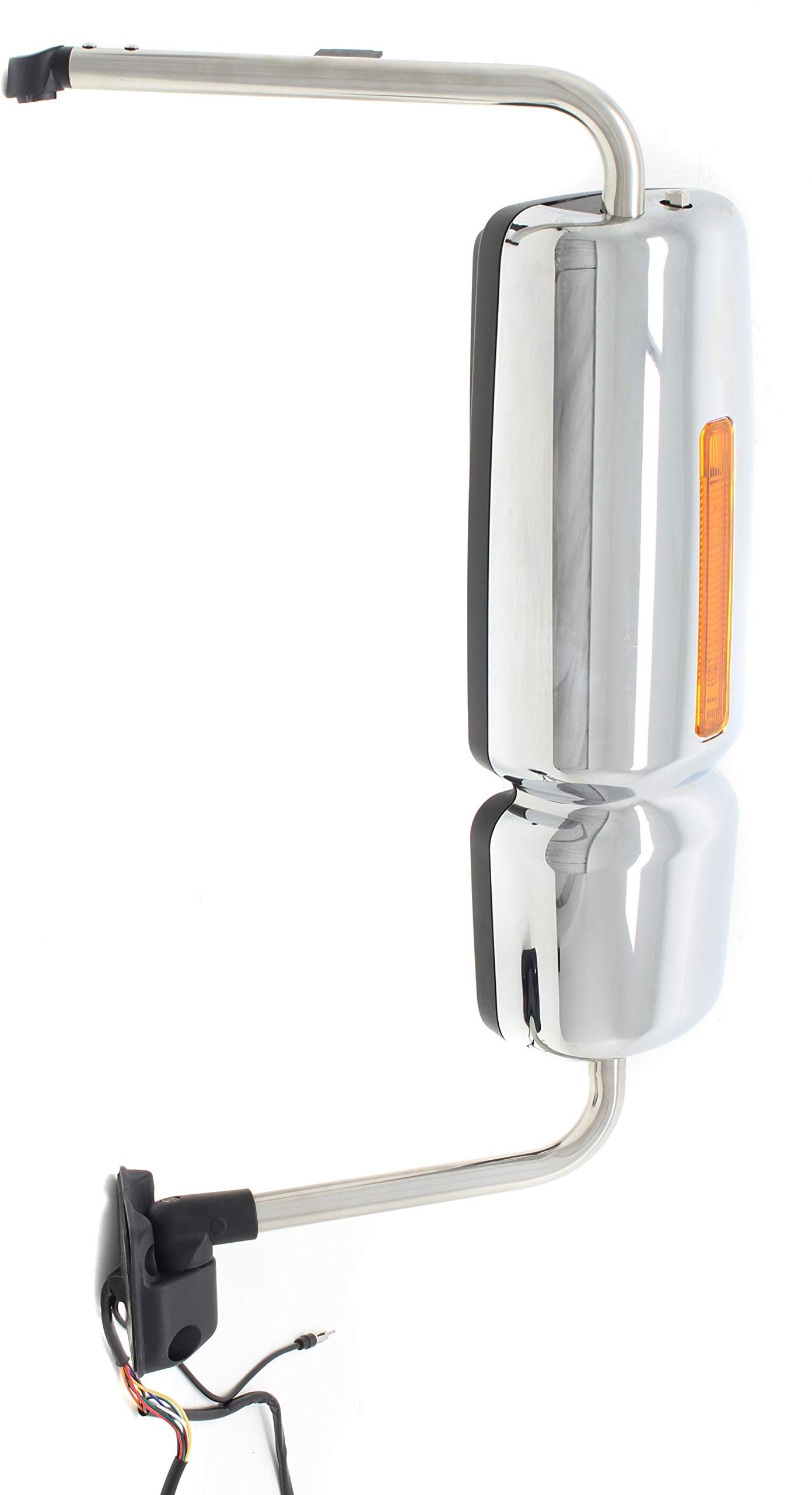 Kool Vue Driver & Passenger Side Power Heated Mirrors for International Durastar 2013 With Signal Light Chrome