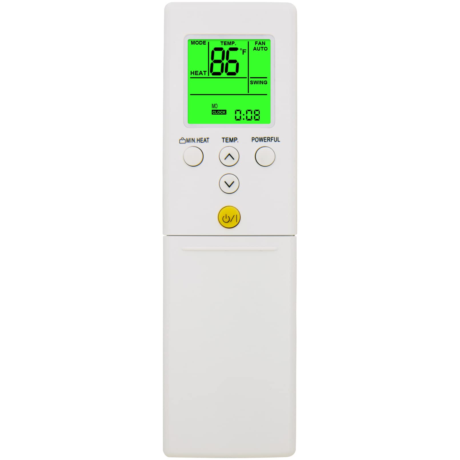 RCECAOSHAN Replacement for Fujitsu Air Conditioner Remote Control AR-REF1U ARREF1U ASU9RLS3 ASU12RLS3 ASU15RLS3 Display in Both Fahrenheit and Celsius