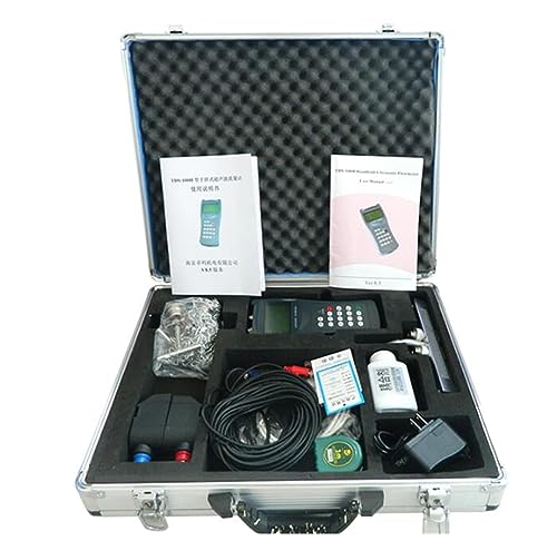Flow Control Meter Ultrasonic Liquid Flow Meter, TDS-100H-S2+M2 Sensor DN15-DN700mm Water Flowmeter Used in Petroleum,Food, Etc.