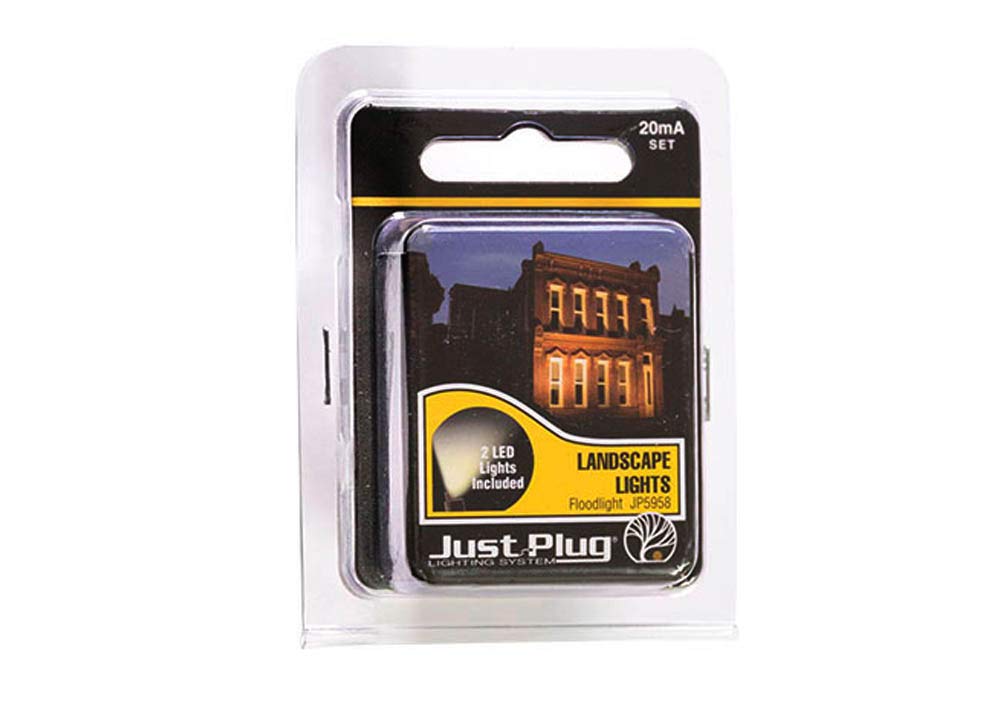 Woodland Scenics JP5958 Just Plug - LED Floodlight (2) All Scales