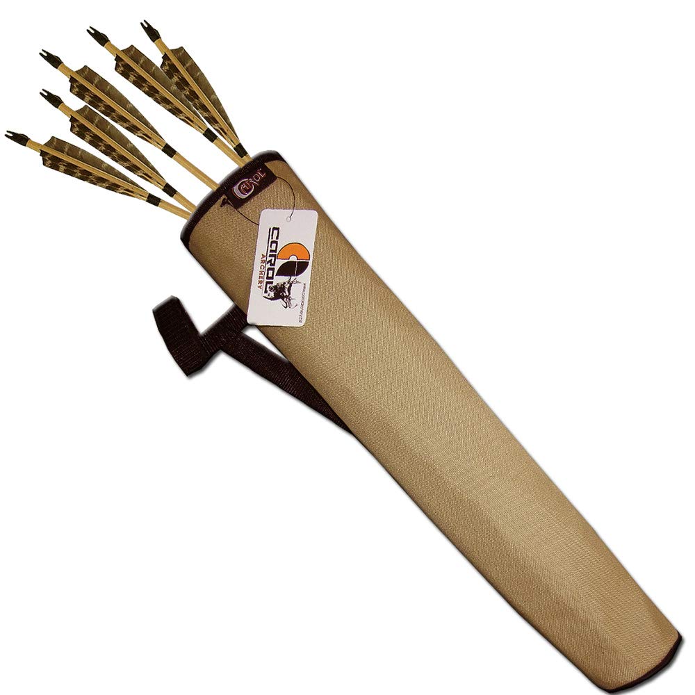 CAROL Youth Economy Archery Side/Hip Arrow Quiver FAQ145KHAKHI