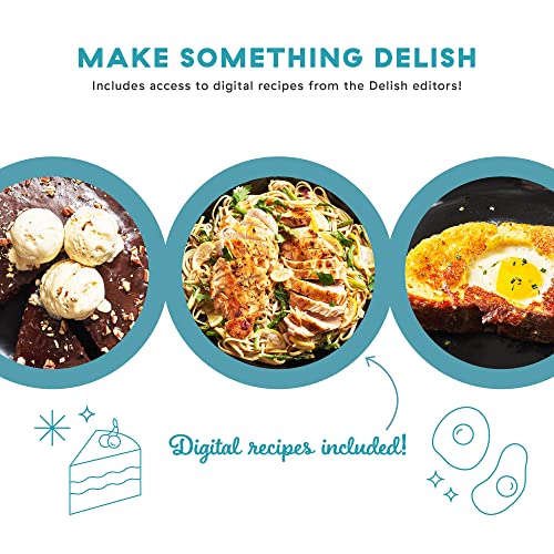 DASH Delish 10" Lightweight Cast Iron Pan for Pancakes, sauces, vegetables, pasta, and more - Black