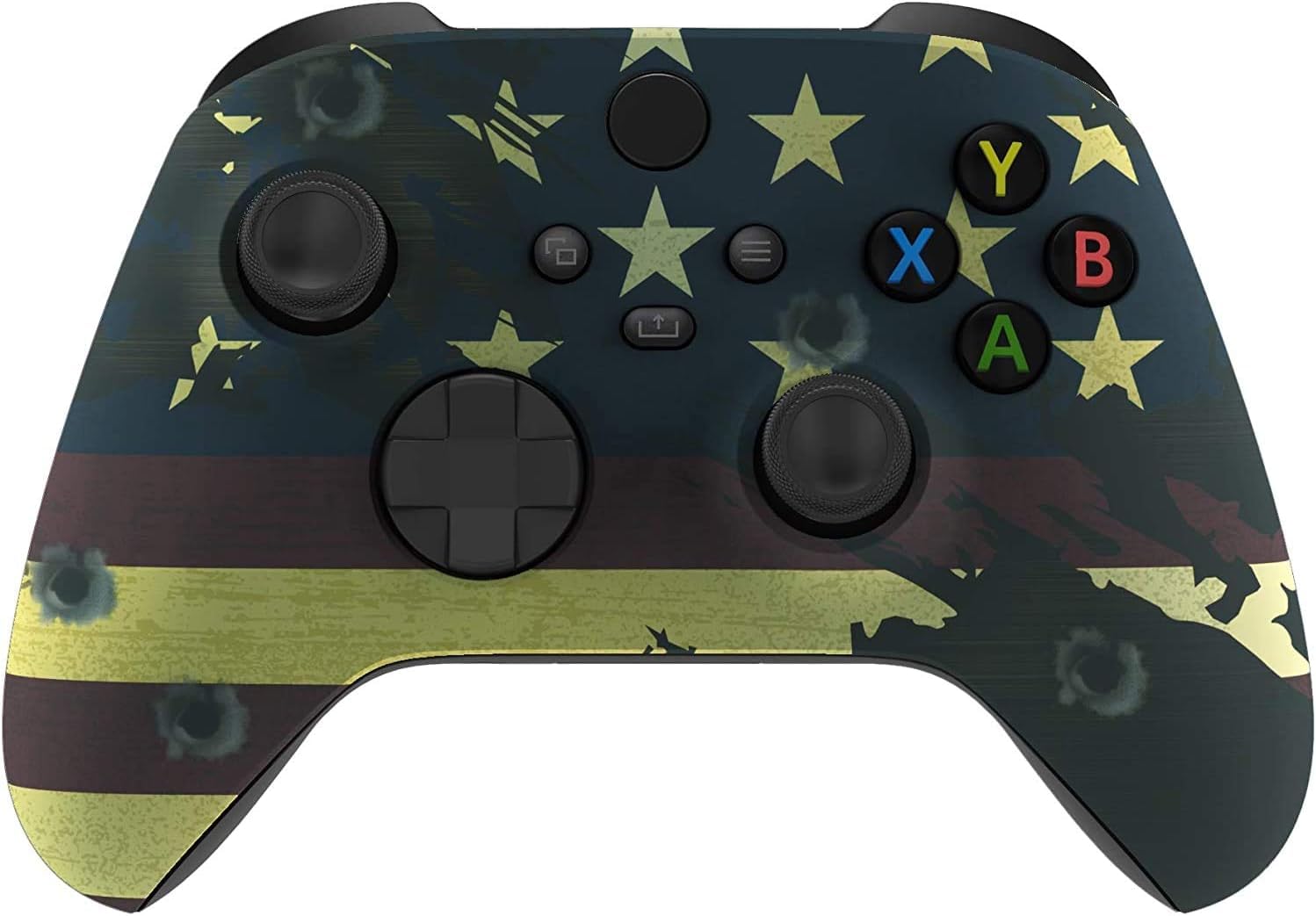 Xbox Custom Gaming Controller -Soft Shell for Comfort Grip X for Microsoft Xbox Series X/S 1 (Flag)