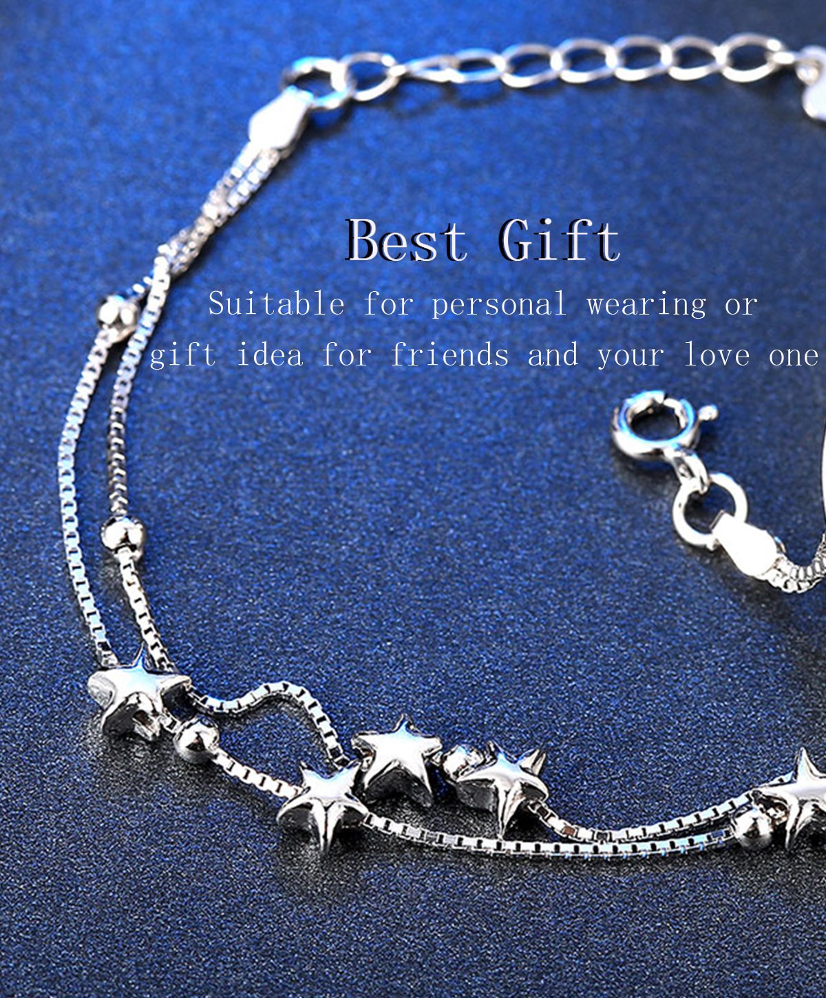 Borong Star Bracelet for Women with 925 Sterling Silver