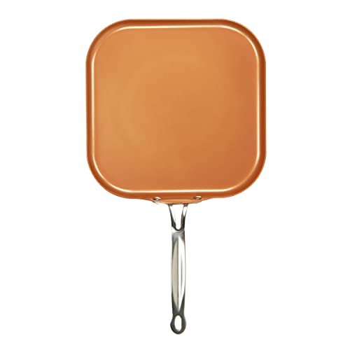 MasterPan Copper tone 11-inch Ceramic Non-stick Griddle pan